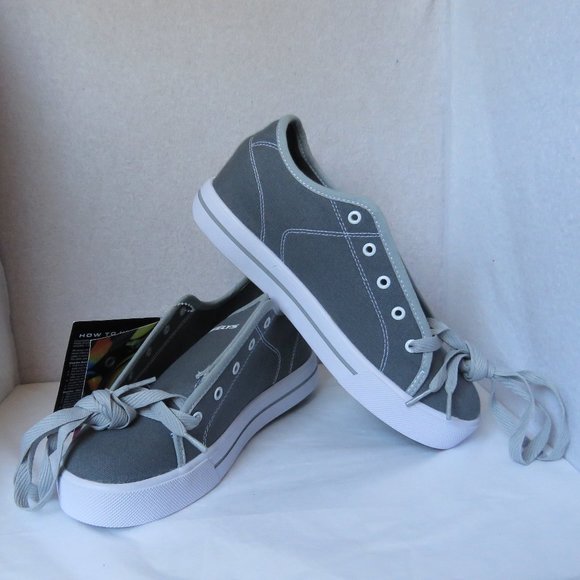 Heelys | Shoes | Mens Heelys Skate Wheeled Shoes Grey Model Hes455 ...